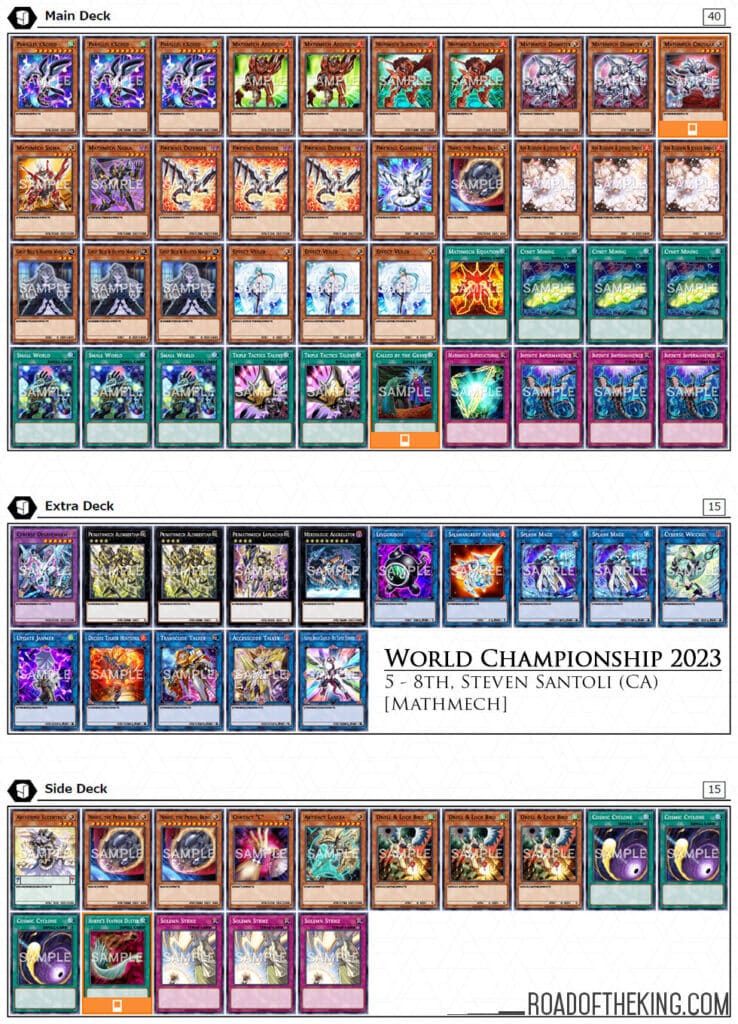 【WCS2023】結果！優勝・入賞デッキレシピ一覧【遊戯王OCG｜8月5日、6日開催】 | 第二倉庫跡地