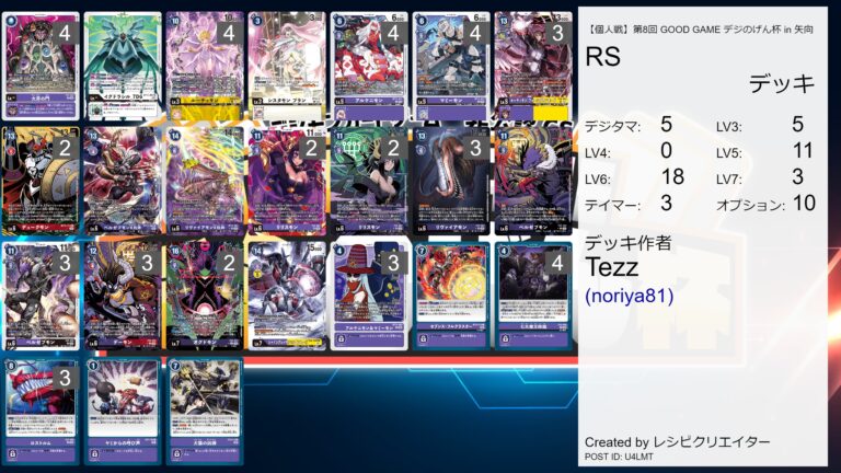 【2024年 七大魔王】優勝・入賞デッキレシピ一覧【デジカ】 | 第二倉庫跡地