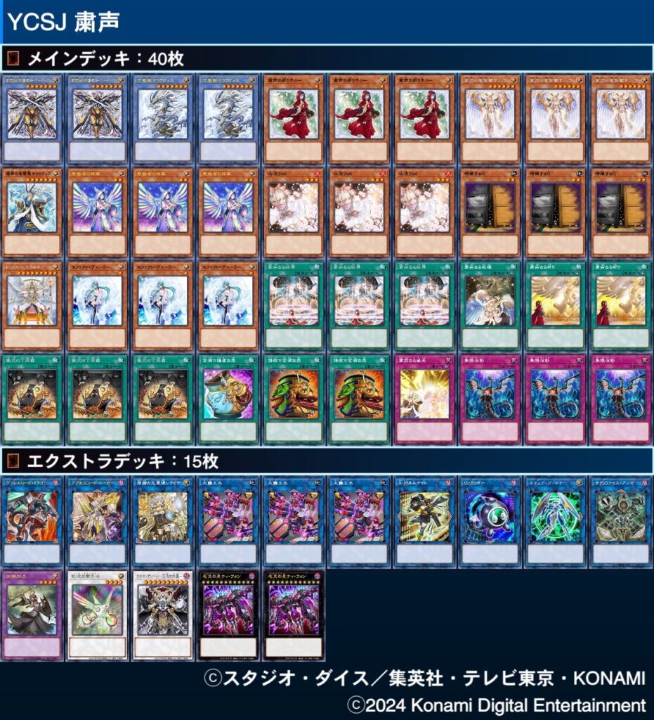【YCSJ 東京2024】結果！優勝・入賞デッキレシピ一覧【遊戯王OCG｜4月28〜29日開催】 | 第二倉庫跡地